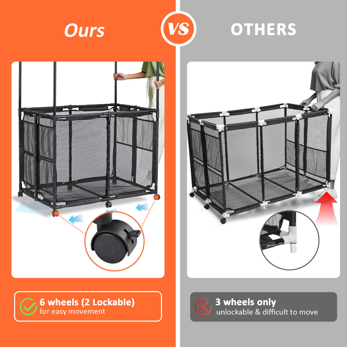 Arlmont & Co. Kierah Metal Frame Pool Float Storage Bin Double Decker ...