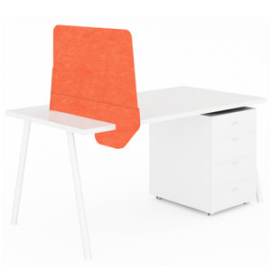 EcoPrivacy Acoustic Slide Fabric 1 Panel Desk Partition | Wayfair