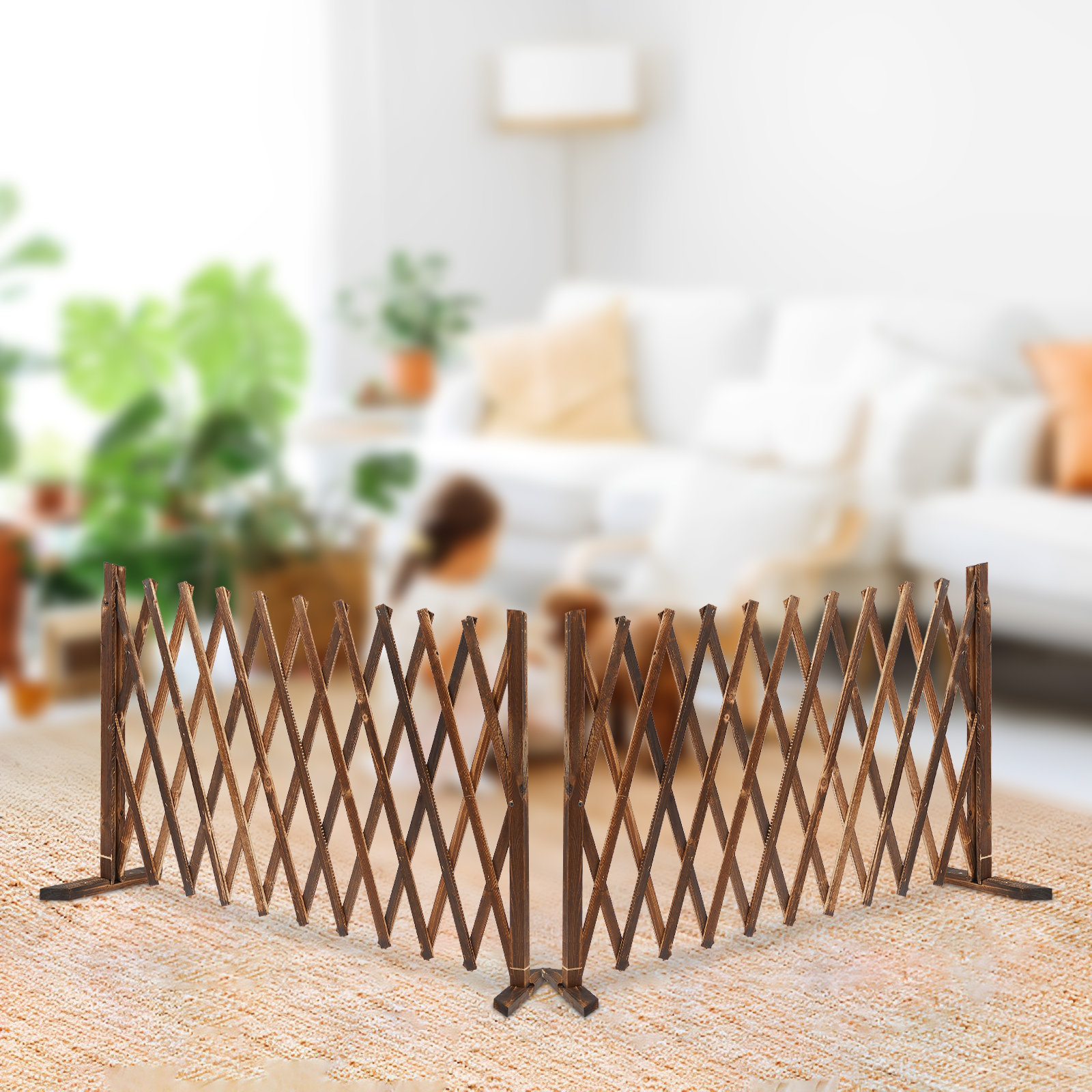 Gracie Oaks Extendable Instant Fence | Wayfair