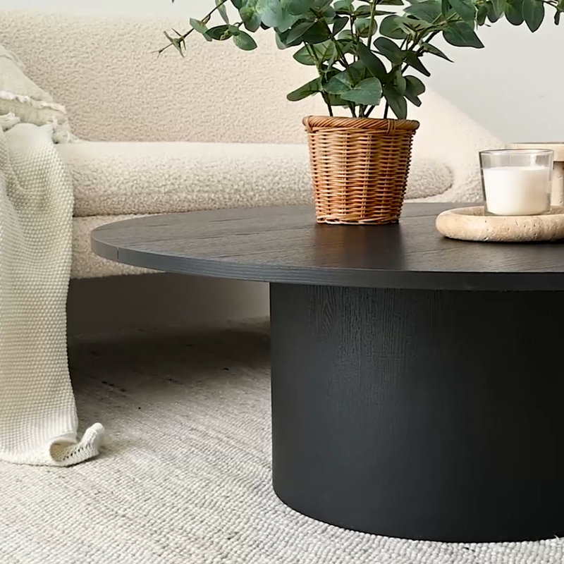 Latitude Run® Giann Pedestal 40" Coffee Table & Reviews | Wayfair