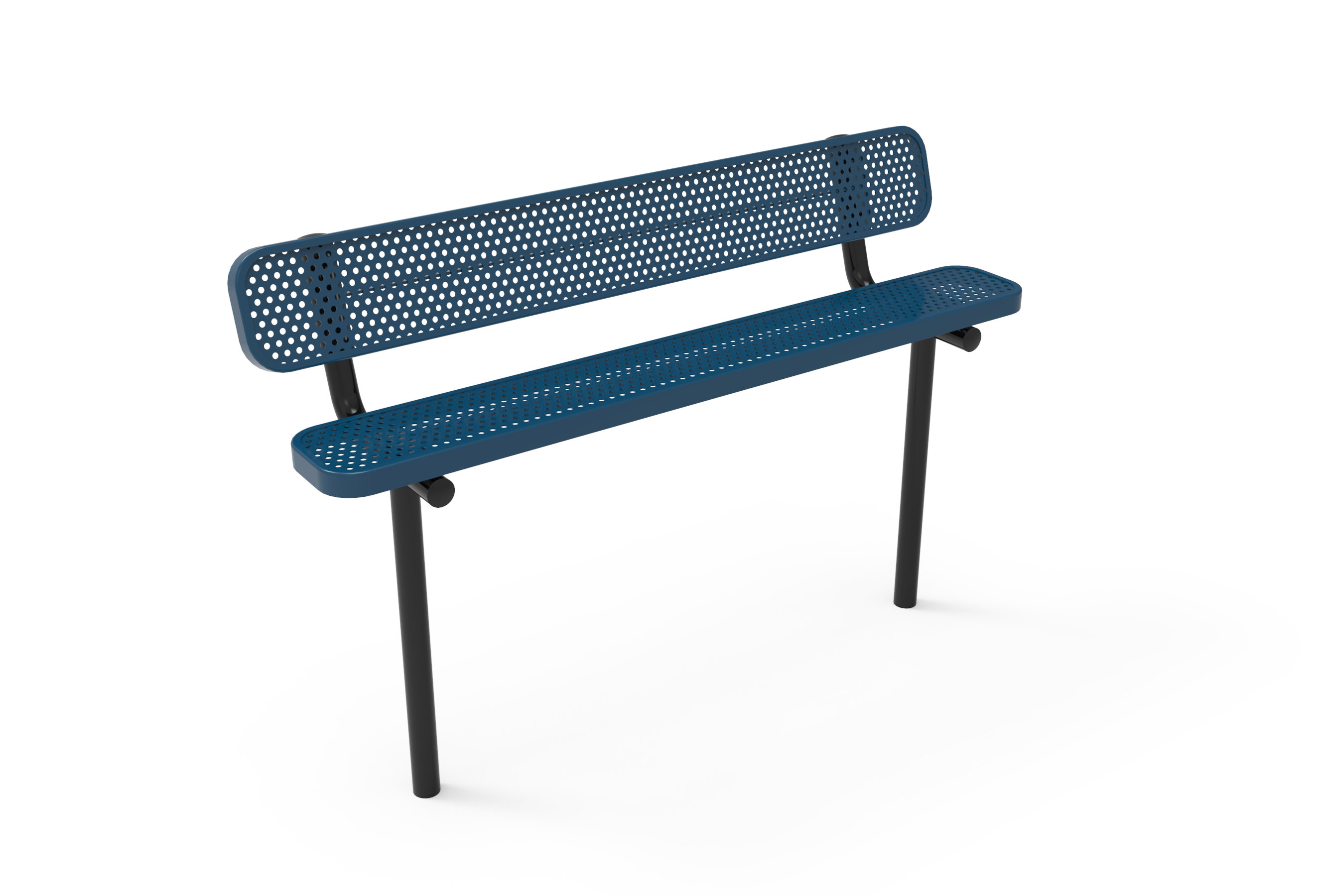 Arlmont & Co. Freeport Park® B6WBP-P-TAN Park Bench With Back Portable ...