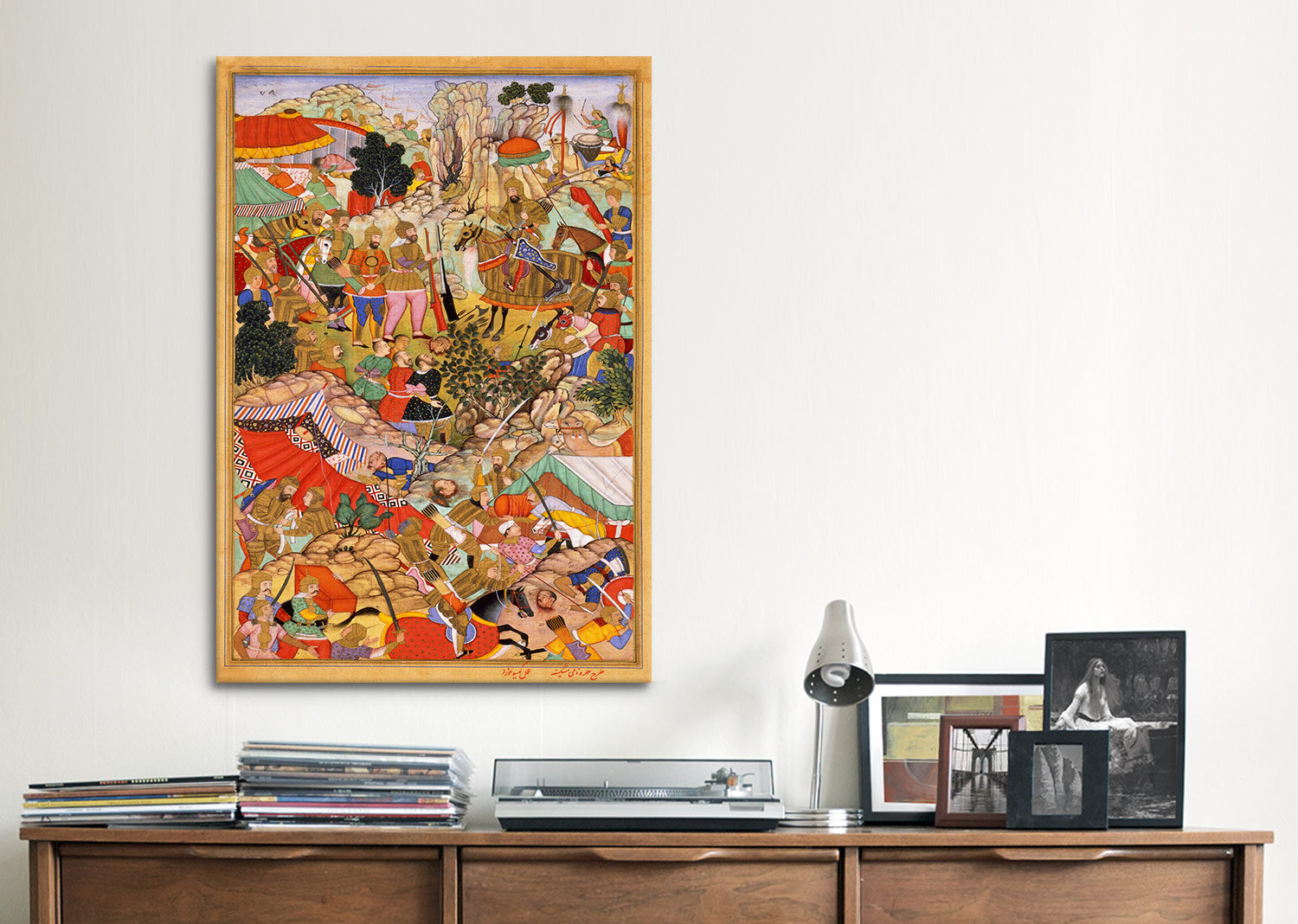 iCanvas Hindu Canvas Art Tayang Khan Presented with Head of Mongol ...