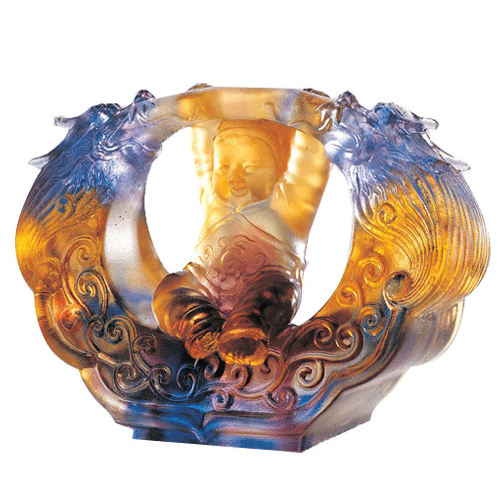 LIULI Crystal Art Crystal Baby Doll Figurine | Glorious Baby Doll ...