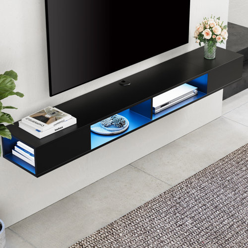 Wrought Studio Piazza Floating TV Stand for TVs up to 78" | Wayfair