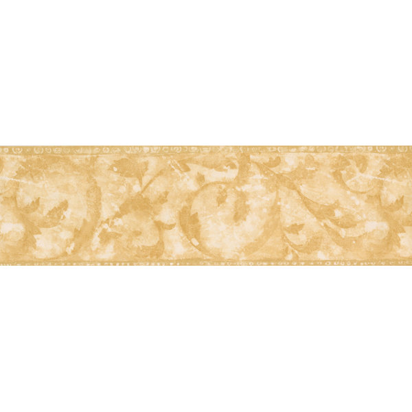 CONCORD WALLCOVERINGS ™ Damask Plant Design Wallpaper Border - Wayfair ...