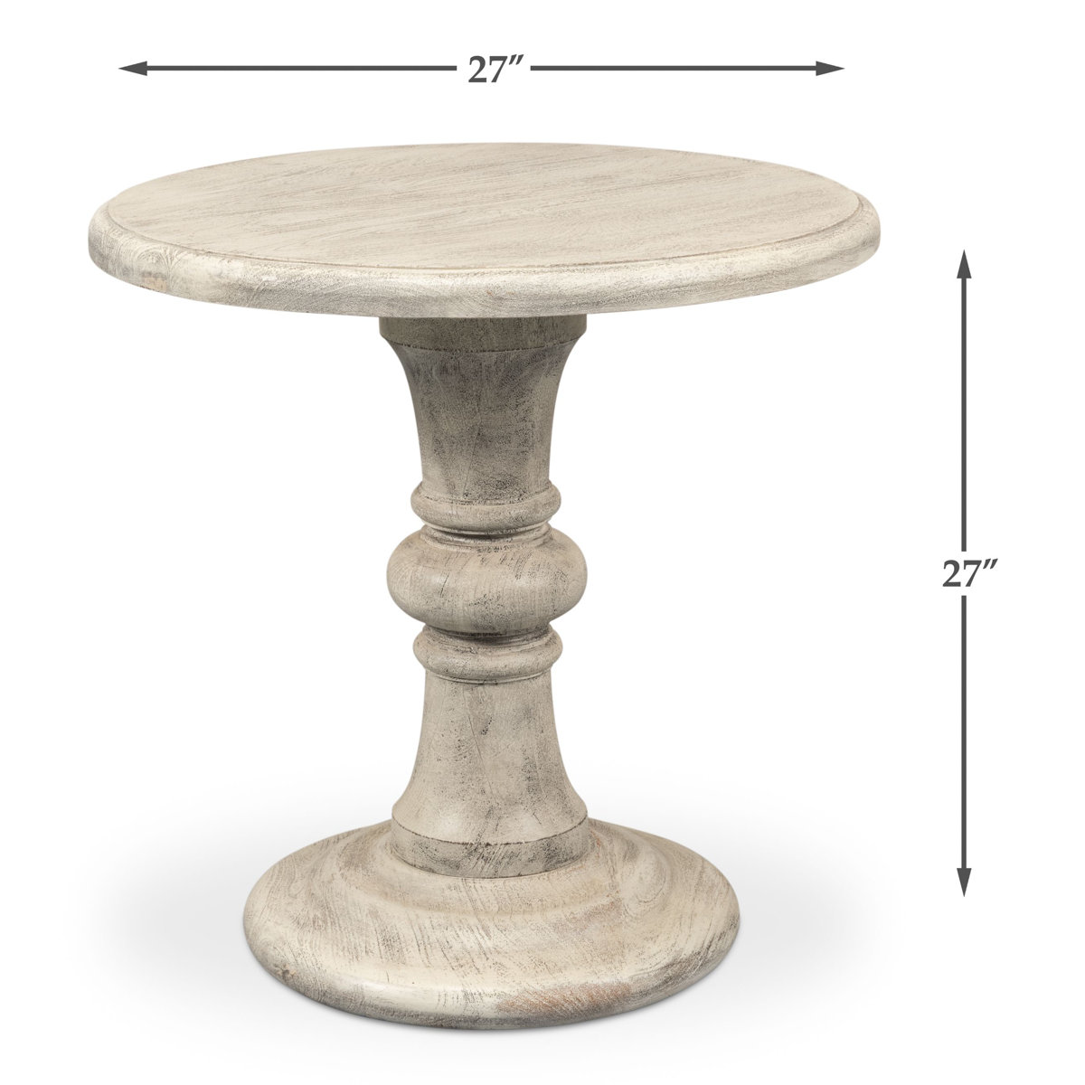 Sarreid Ltd Cecelia Pedestal Table | Perigold