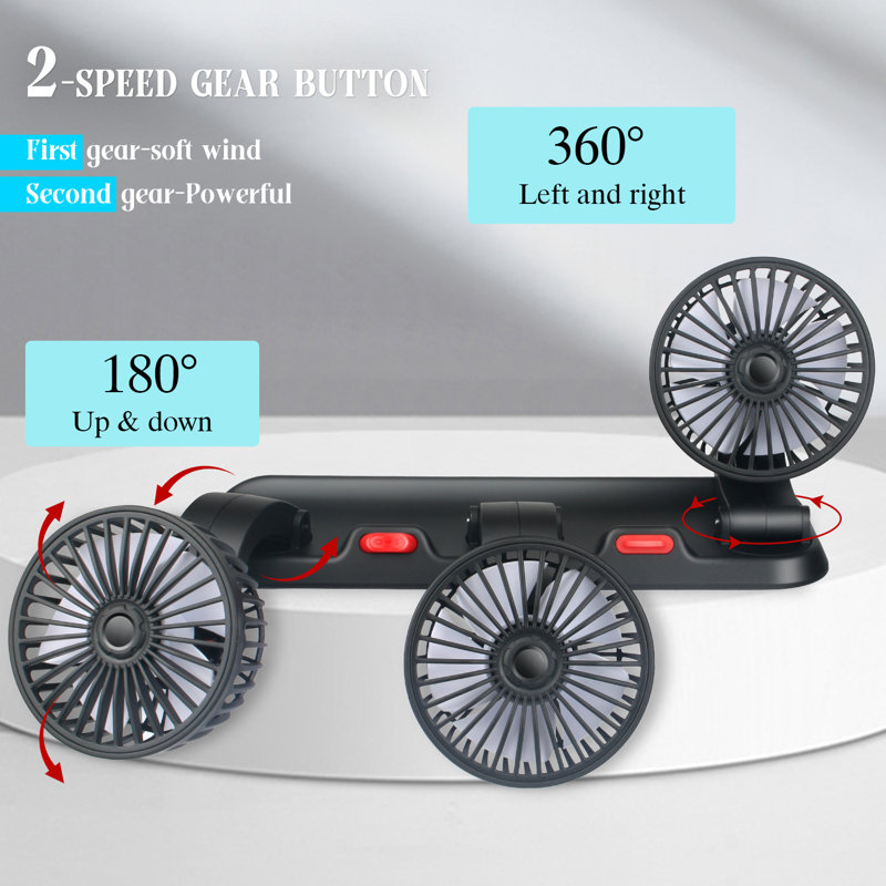 Biyori 12.675'' Oscillating A-Frame Sign Holder Fan | Wayfair