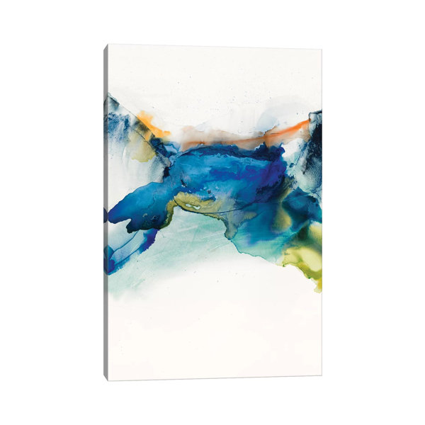 Metro Lane Abstract Terrain II by Sisa Jasper - Wrapped Canvas Painting ...