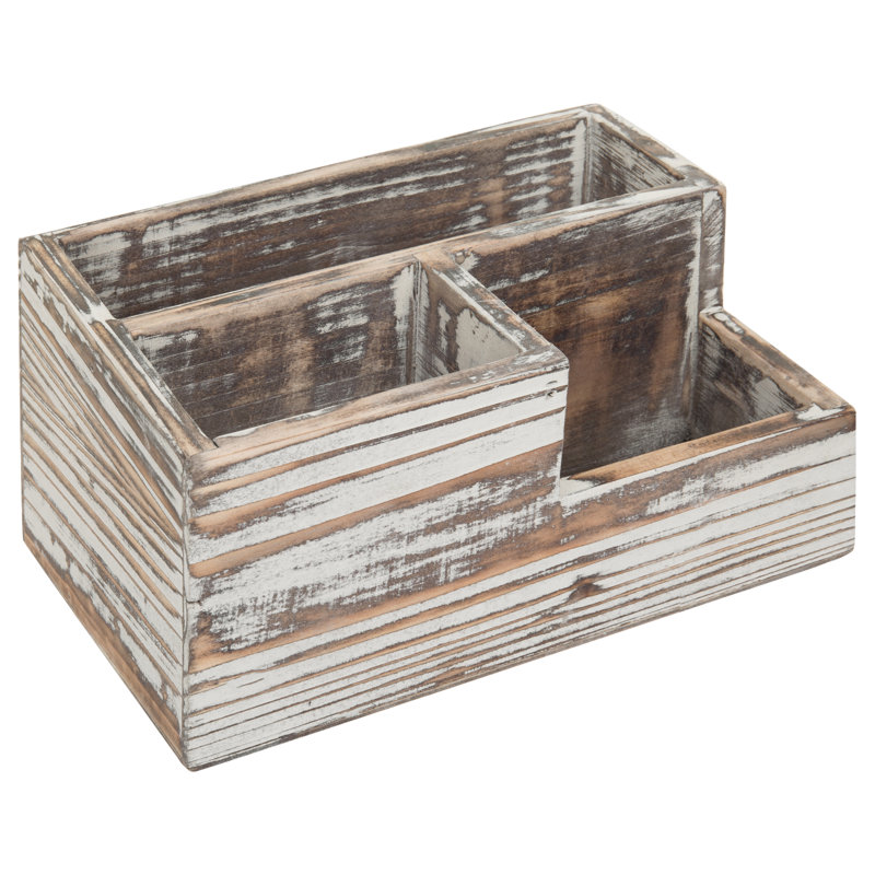 Foundry Select Kennerson Solid Wood Office Desktop Organizer & Reviews ...