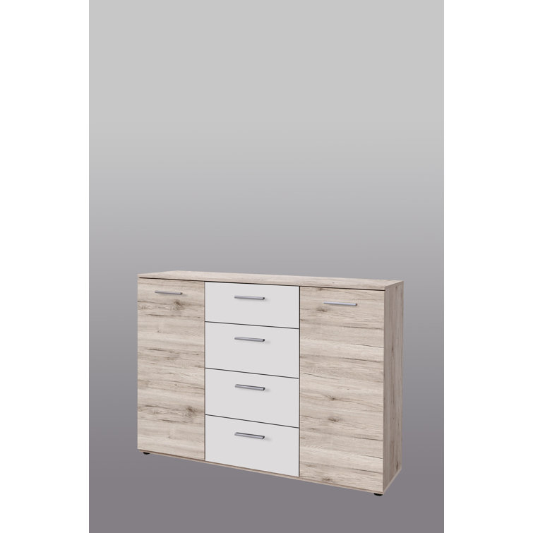 Ebern Designs Beach 4 Drawers Combi Chest | Wayfair.co.uk