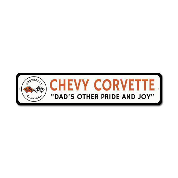 Lizton Sign Shop, Inc Chevrolet Corvette Aluminum Sign | Wayfair