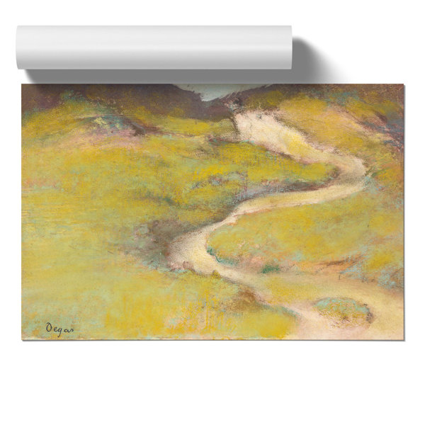 East Urban Home Pathway In A Field by Edgar Degas - Unframed Painting ...
