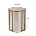 Uttermost Harlow Mirrored End Table & Reviews | Perigold