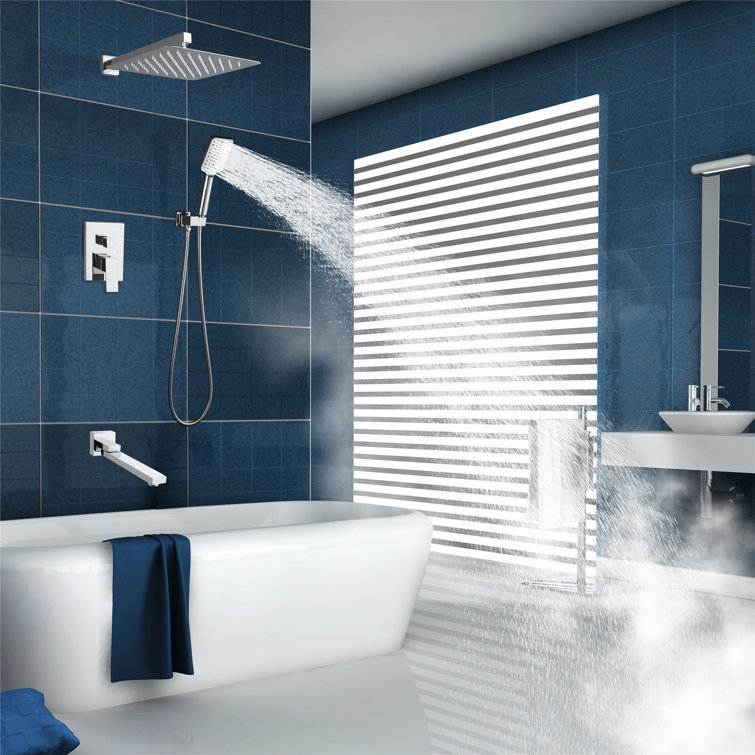 ACME Furniture Thermostatic Complete Shower System with Rough in-Valve ...