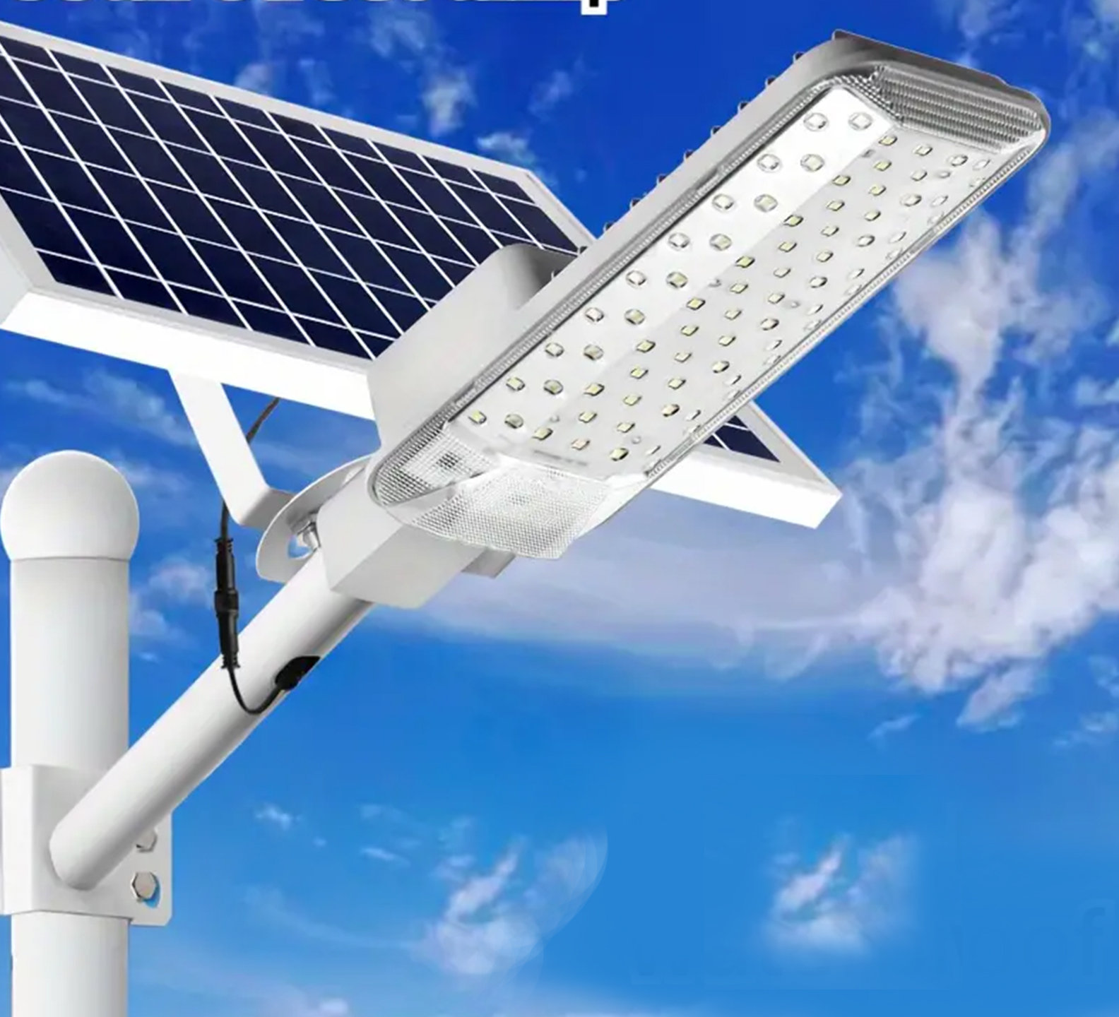 LMISQ Solar Street Light Led 6500k Waterproof Outdoor Solar Street ...