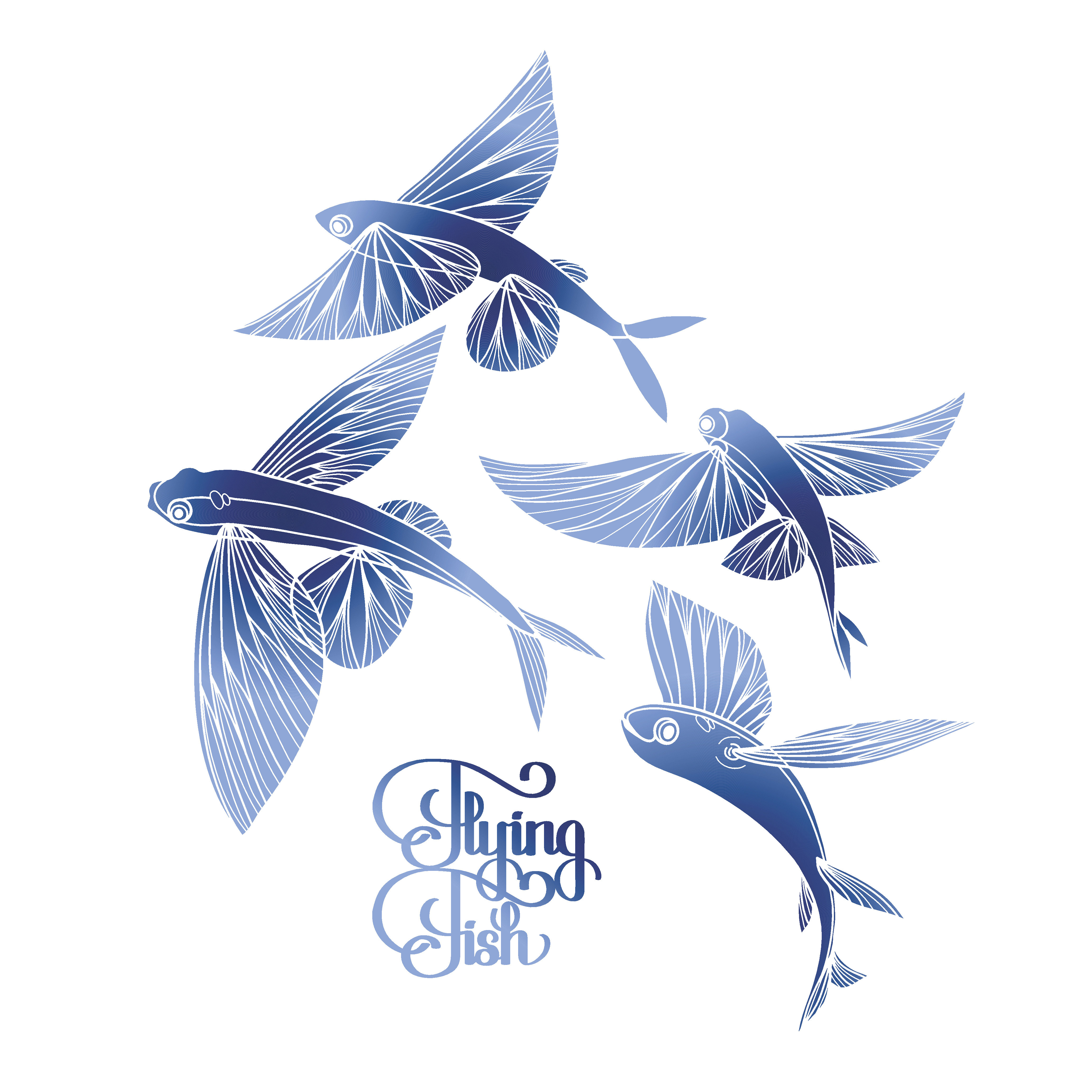 Happy Larry Graphic Flying Fish | Wayfair.ie