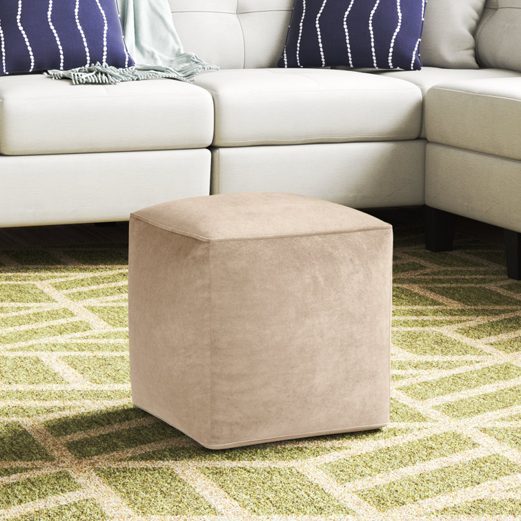 Willa Arlo Interiors Johnson 16" Square Pouf & Reviews | Wayfair