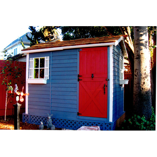 Cedarshed Gardener Western Red Cedar Wood Traditional Storage Shed ...