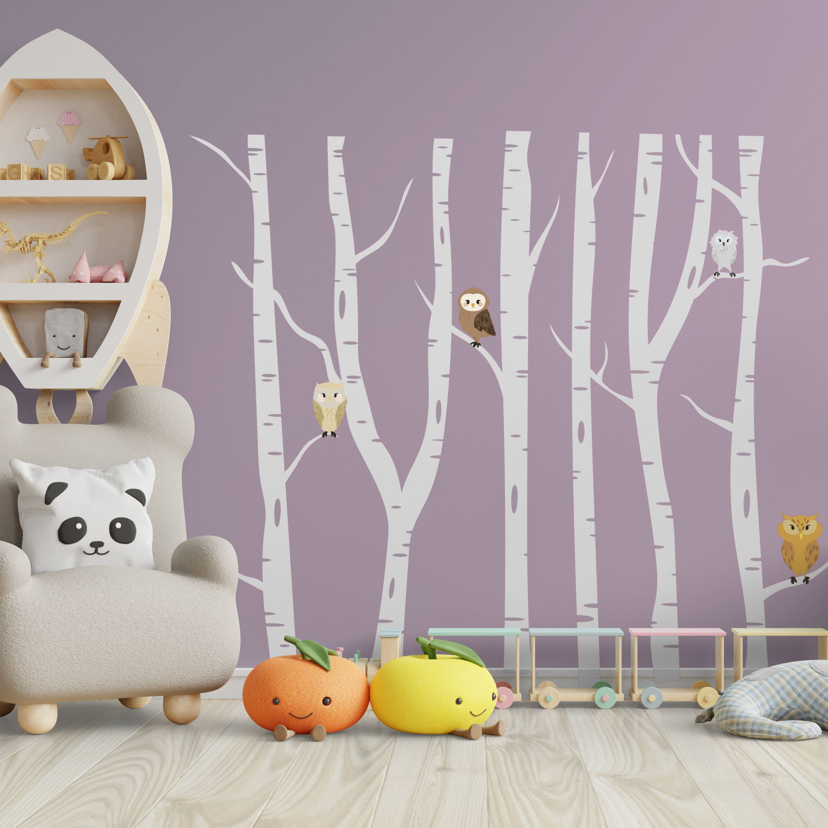 Redwood Rover Wild Forest Trees and Animals Wall Decal | Wayfair