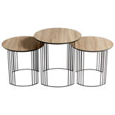 Cyan Design Electric Moon 3 Piece Nesting Tables | Wayfair