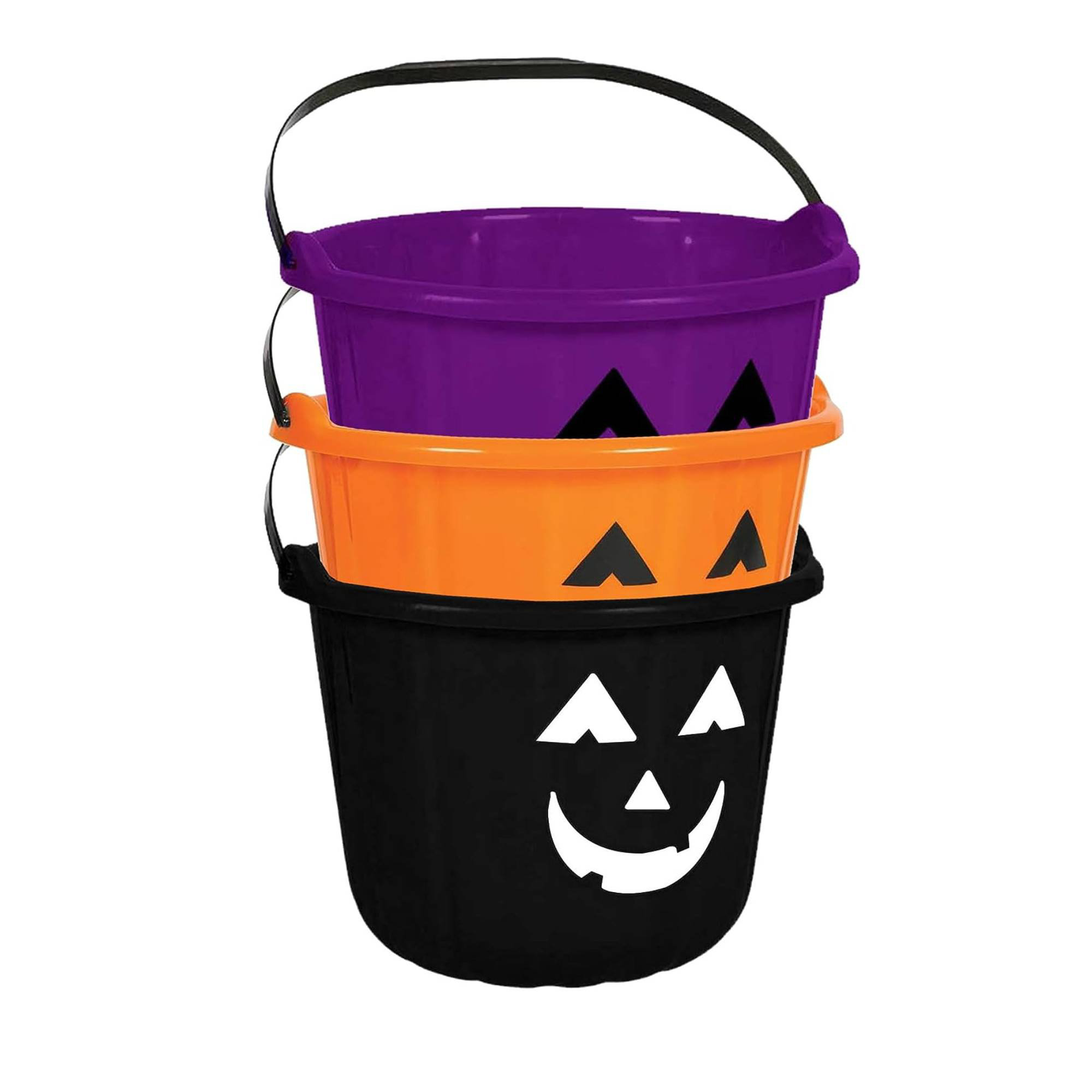 The Holiday Aisle® Halloween Jack-o-lantern Trick Or Treat Pail Bucket ...