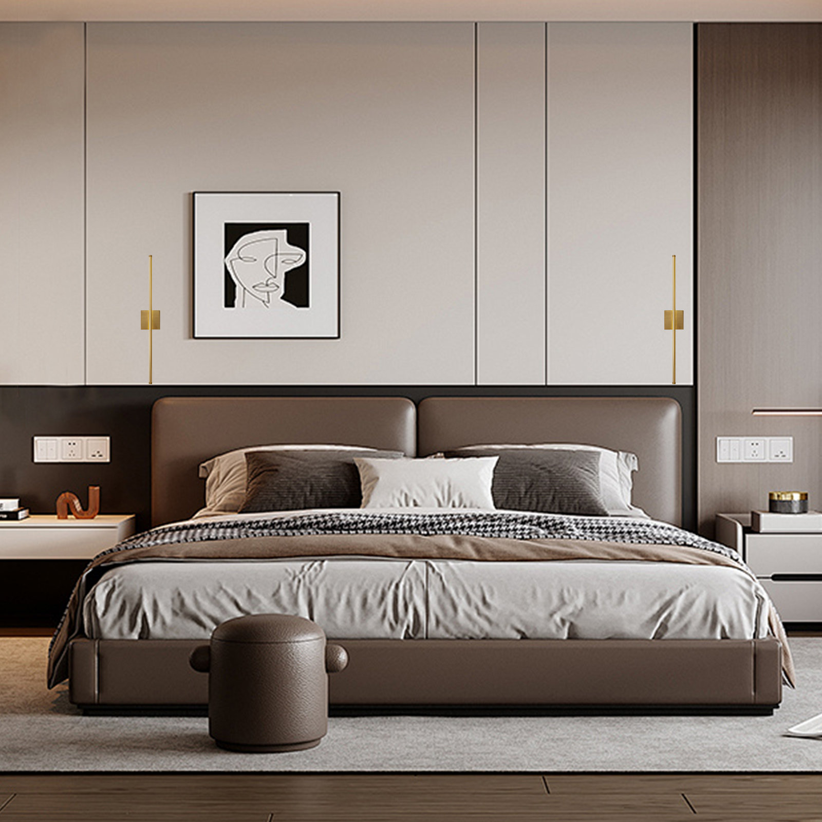 Hokku Designs 2 Pack LED Wall Light, Modern Dimmable Wall Light, 350 ...