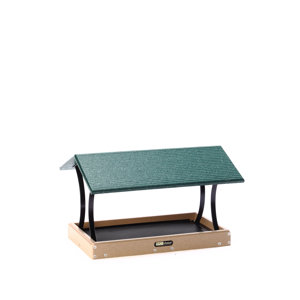 Birds Choice Large Fly-Thru Recycled Hanging or Pole Mounted Bird ...