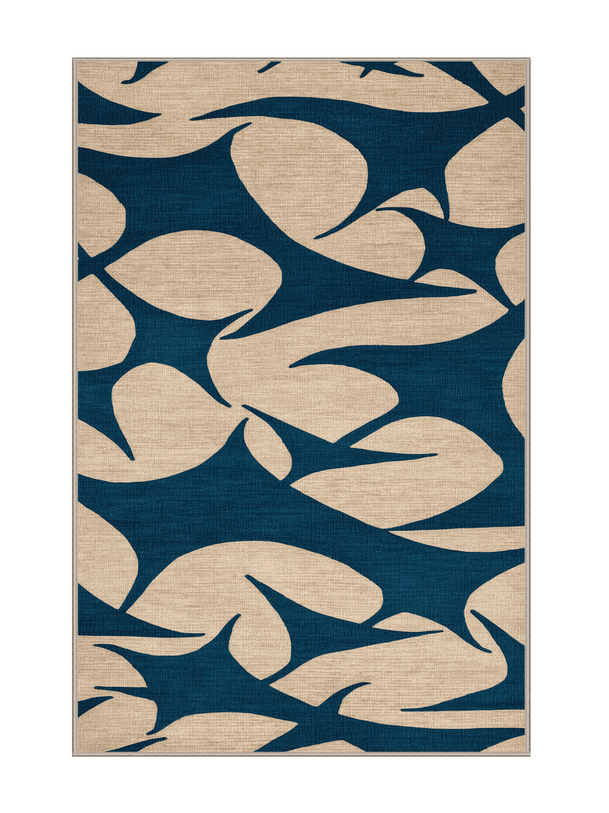 Rosecliff Heights Washable Manta Ray Glide Coastal Area Rug | Wayfair
