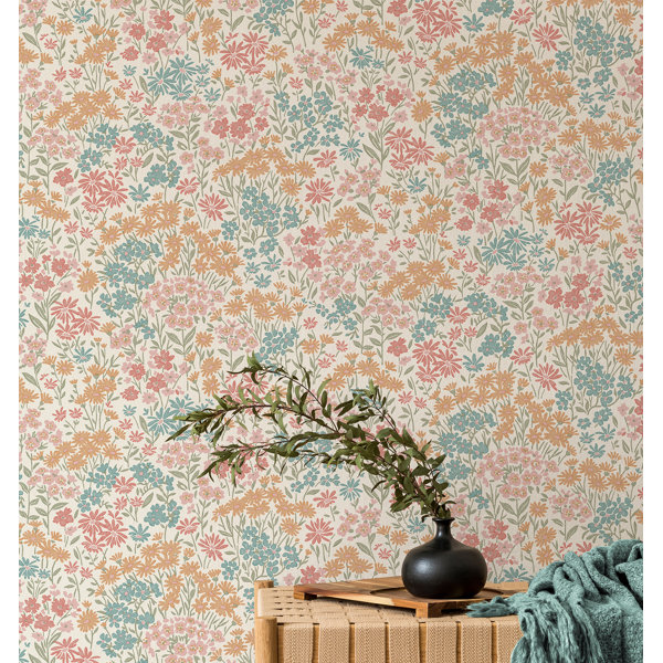 ABMC Avery Bohemian Daisies 20.5 In Width 33 Ft Length = 56 Sqft ...