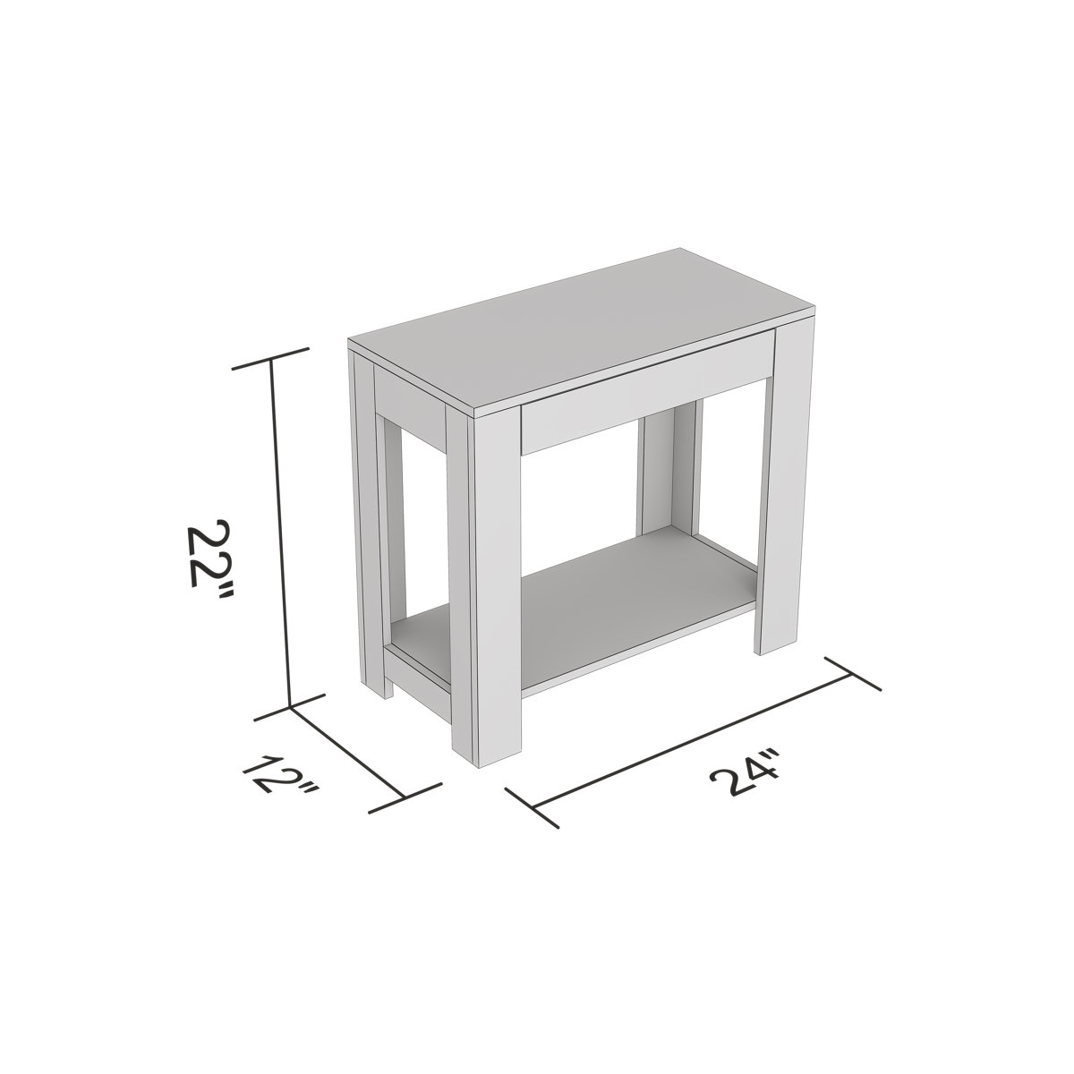 Loon Peak® Keysville End Table with Storage & Reviews | Wayfair