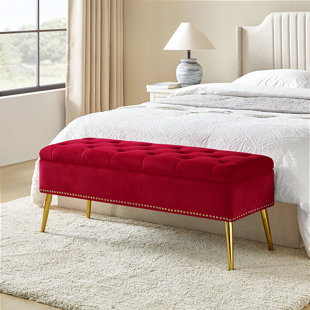 Red Benches You'll Love | Wayfair