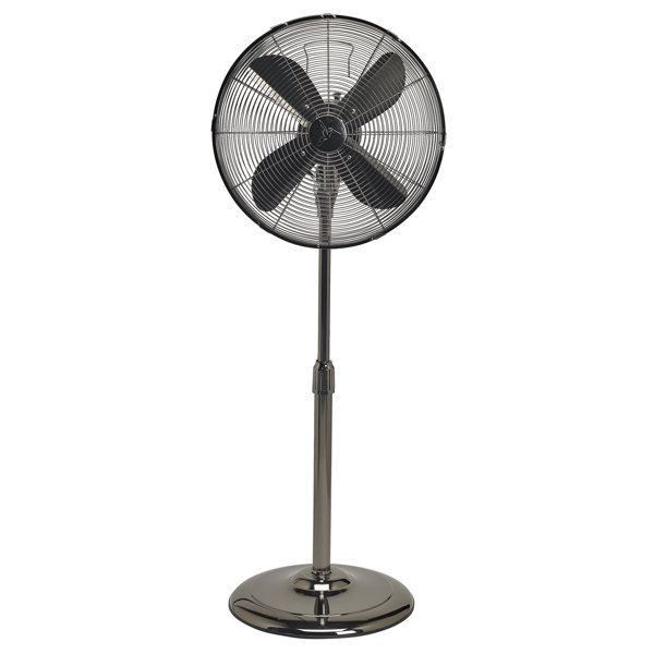Deco Breeze Adjustable Height Oscillating Pedestal/Standing Fan ...