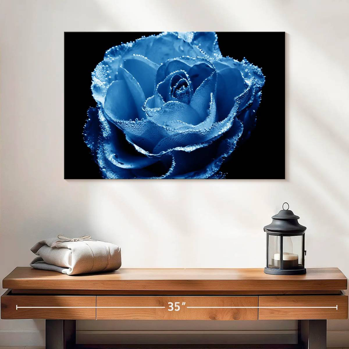 Lark Manor™ Harnek Misty Blue Rose | Wayfair