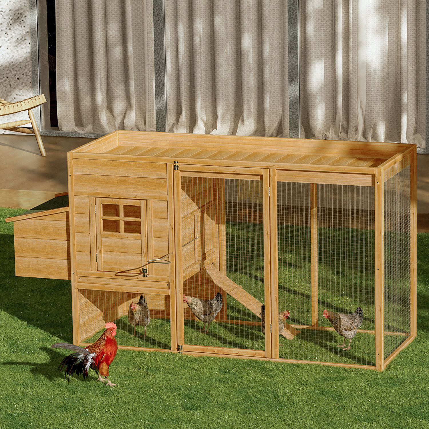 Tucker Murphy Pet™ Amariana Outdoor Chicken Coop with Nesting Box ...