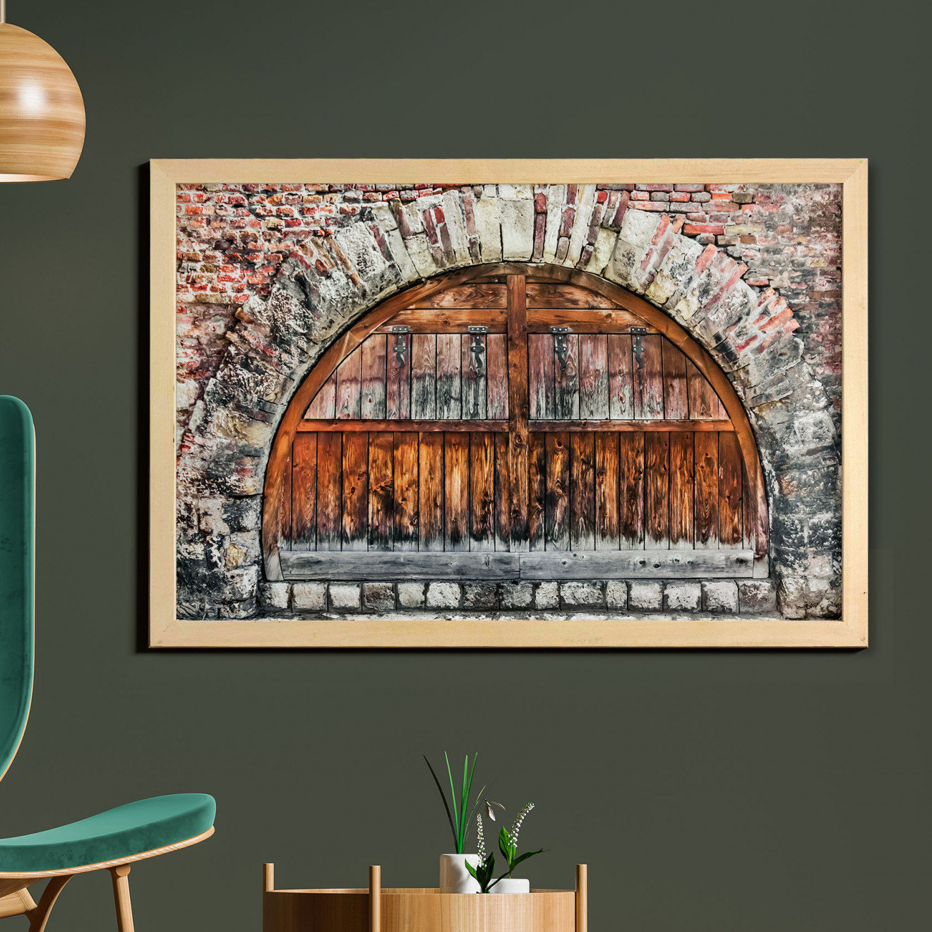 East Urban Home Ambesonne Rustic Wall Art With Frame, Photograph Of A ...