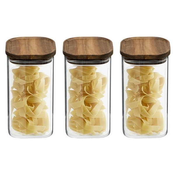 5five Glass Jar - Set of 3 | Wayfair.co.uk