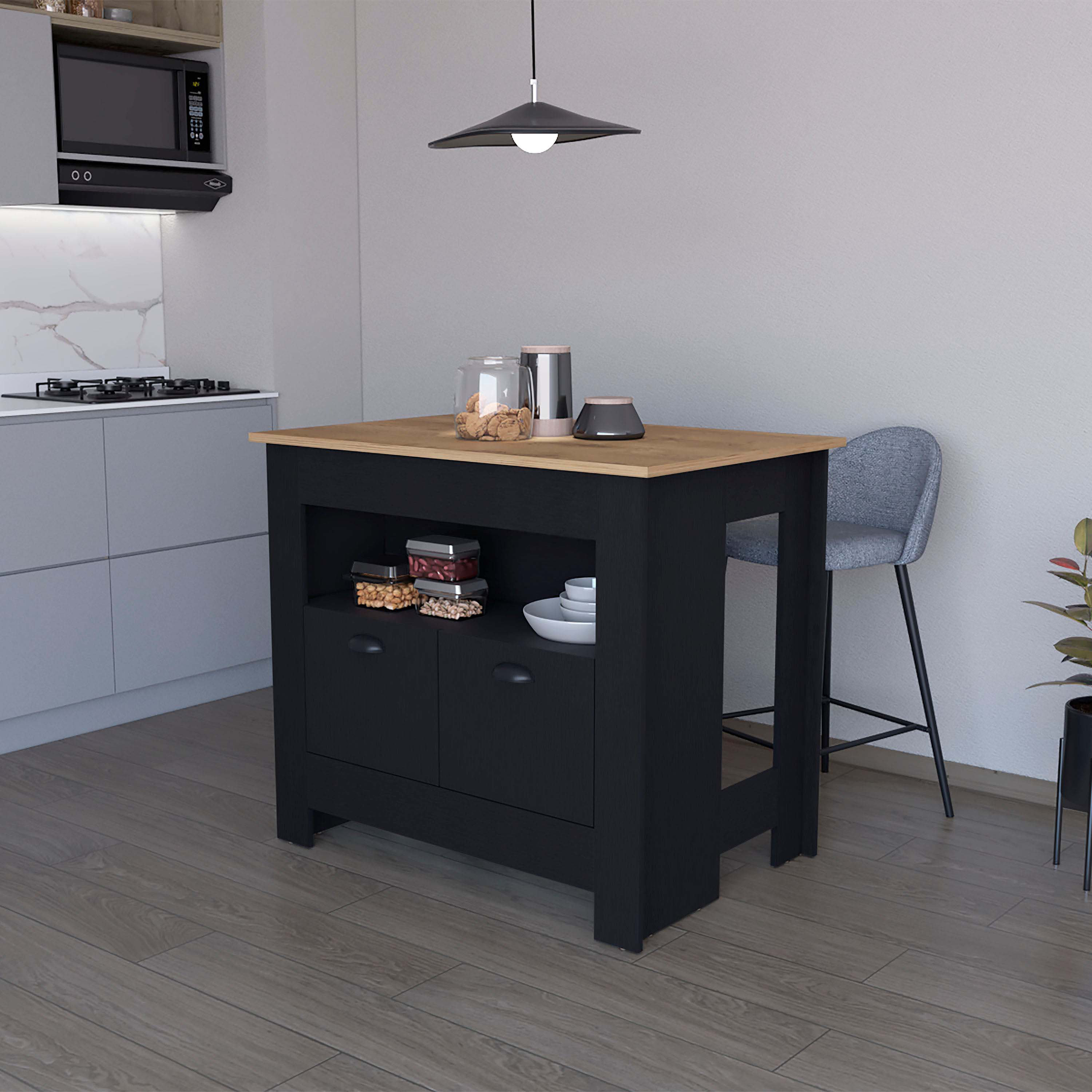 Lark Manor 2-Door Kitchen Island - Wayfair Canada