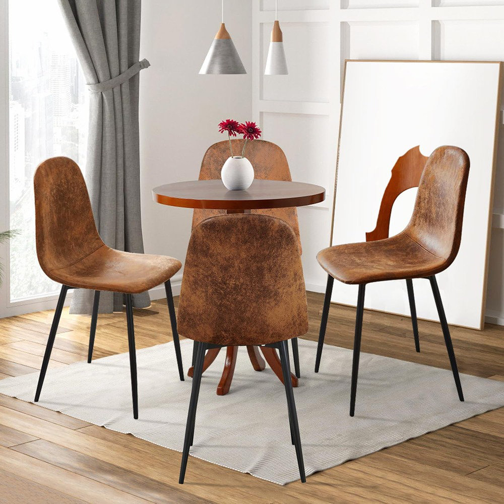 George Oliver Dining Chairs Comfortable Upholstered Side Seating Ar ...