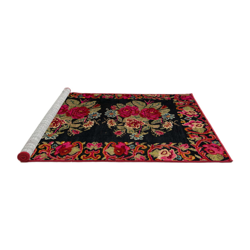 Canora Grey Red/Black Rug | Wayfair