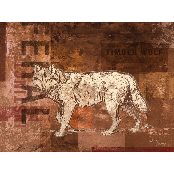 Loon Peak® Timber Wolf On Canvas Print - Wayfair Canada