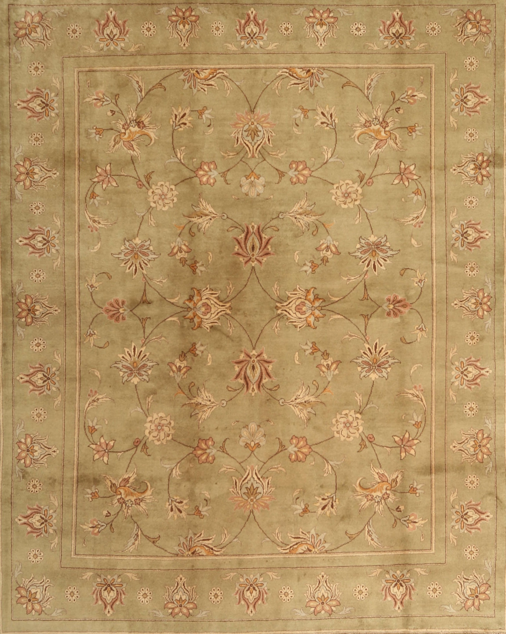 Alcott Hill Craigarogan Traditional Olive/Beige Area Rug - Wayfair Canada