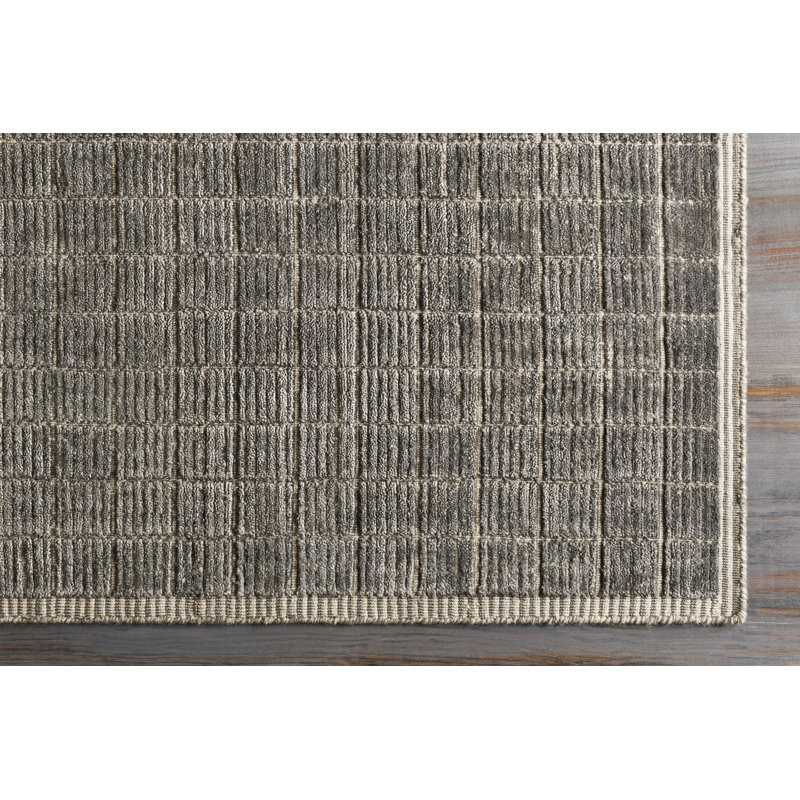 Jacey Handmade Charcoal Gray Rug & Reviews | AllModern
