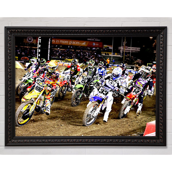 Bright Star Ama Motorcross - Single Picture Frame Art Prints | Wayfair ...