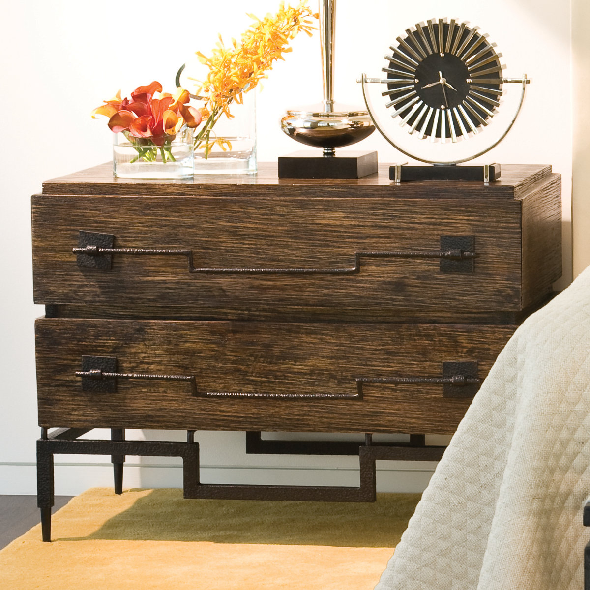 Global Views Scratch Two-Drawer Chest & Reviews | Wayfair