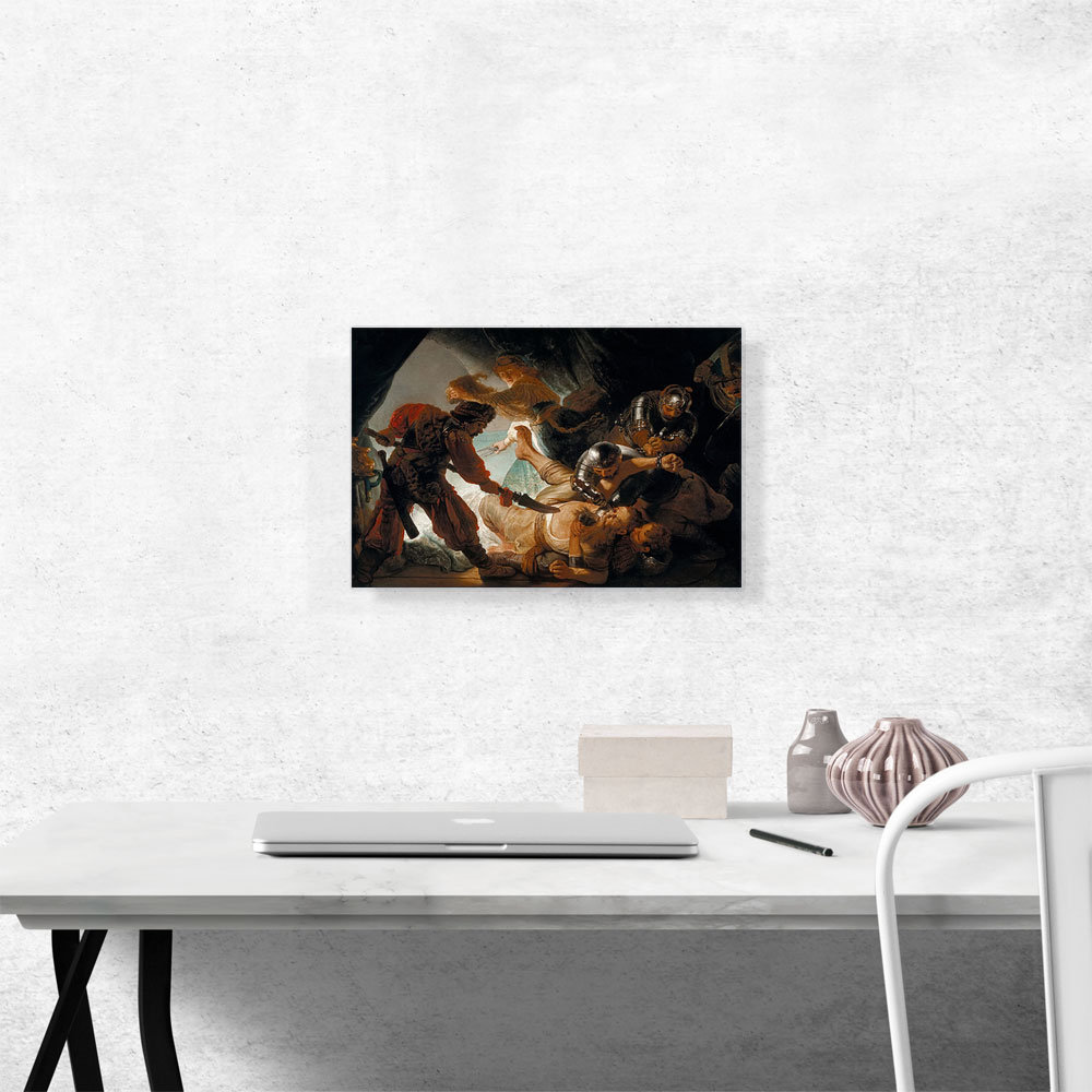 ARTCANVAS The Blinding Of Samson 1636 On Canvas by Rembrandt Van Rijn ...