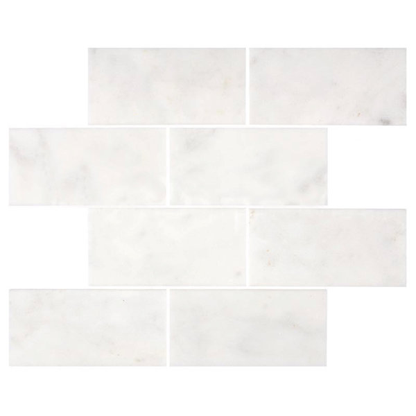 Stone & Tile Shoppe, Inc. 12" x 24" Marble Marble Look Wall & Floor ...