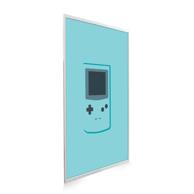 Mirrorstone Retro Gamer Picture Infrared Wi-Fi + Remote Flat Heating ...