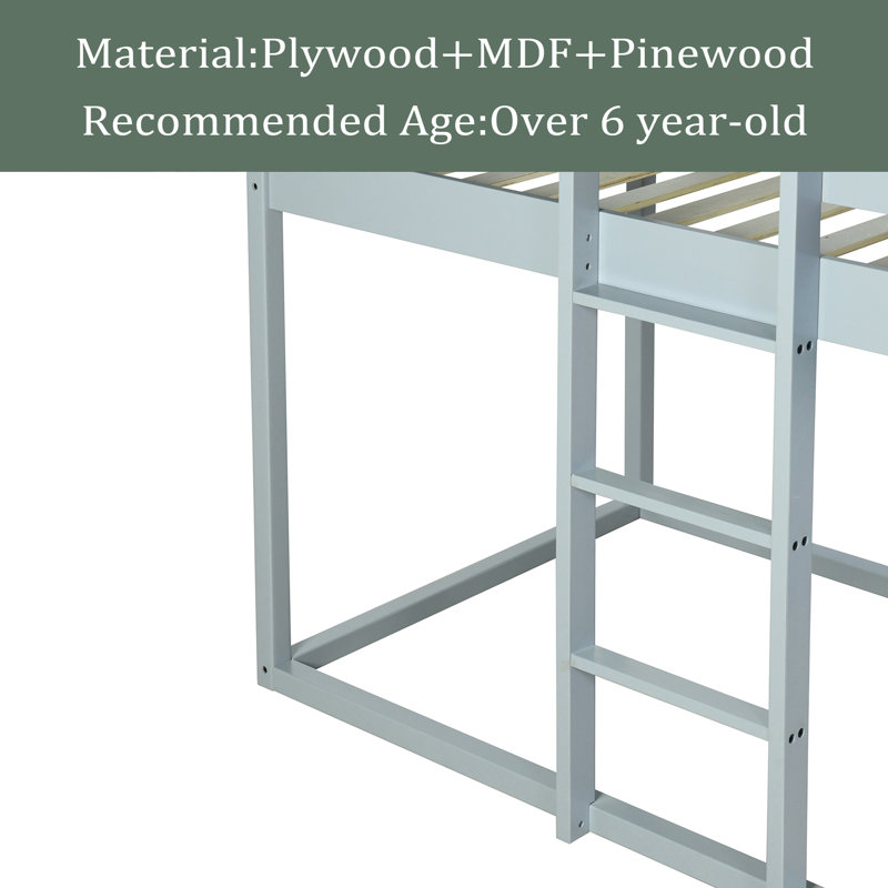 Isabelle & Max™ Seager Kids Twin Over Twin Bunk Bed | Wayfair