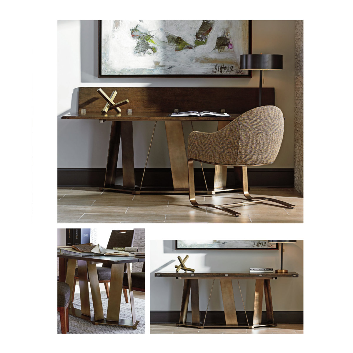 Sligh Cross Effect Gateway Flip-Top Console & Reviews | Perigold