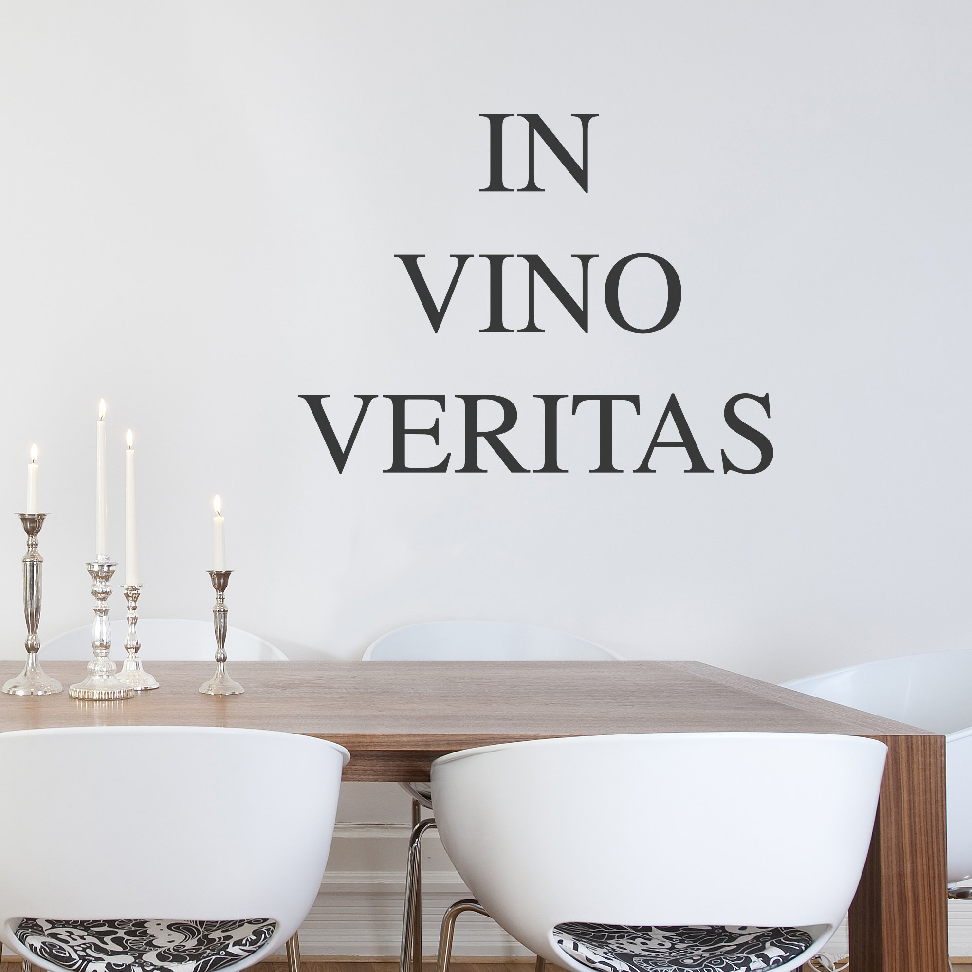 East Urban Home IN VINO VERITAS LATIN Wall Sticker | Wayfair.co.uk